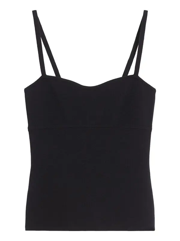 Max Mara Epica Strap Top - Black