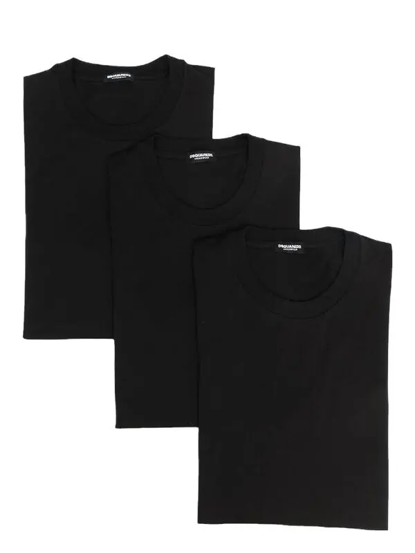 Dsquared2 3 Pack Crewneck T-shirt - Black