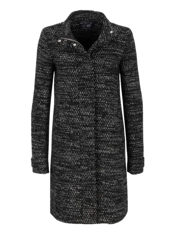 Emporio Armani Long Coat - Black