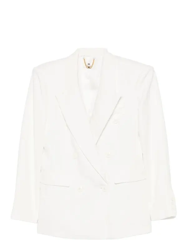 Elisabetta Franchi Double-breasted Blazer - Beige