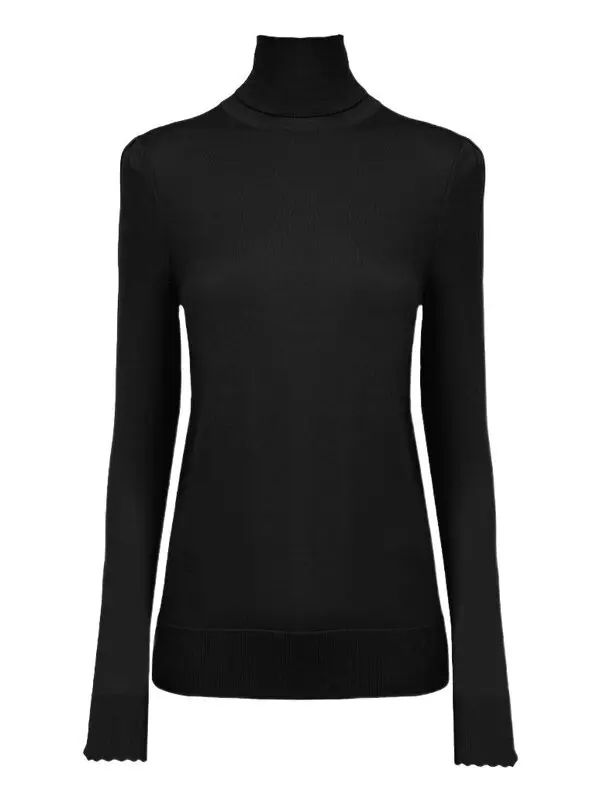 Chloé High-neck Knitted Jumper - Black