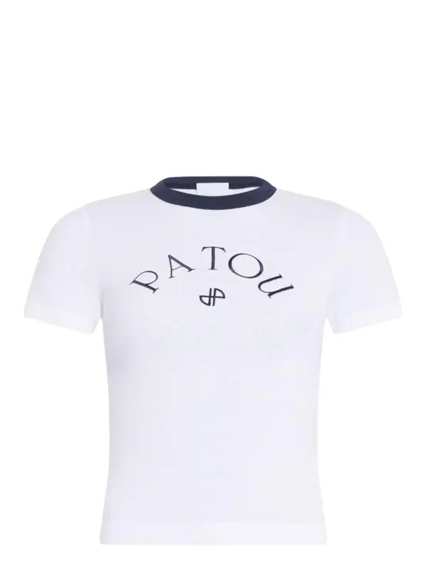 PATOU Logo Ringer T-shirt - White