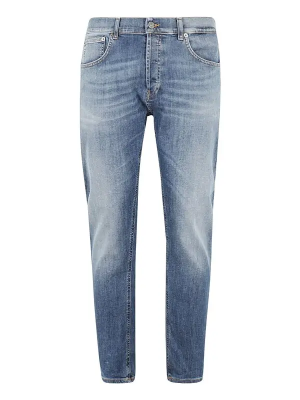 DONDUP Belt Ring Denim Trousers - Blue