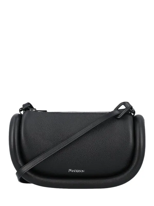 J.W.ANDERSON Jw Anderson Bumper-12 Logo Printed Crossbody Bag - Black