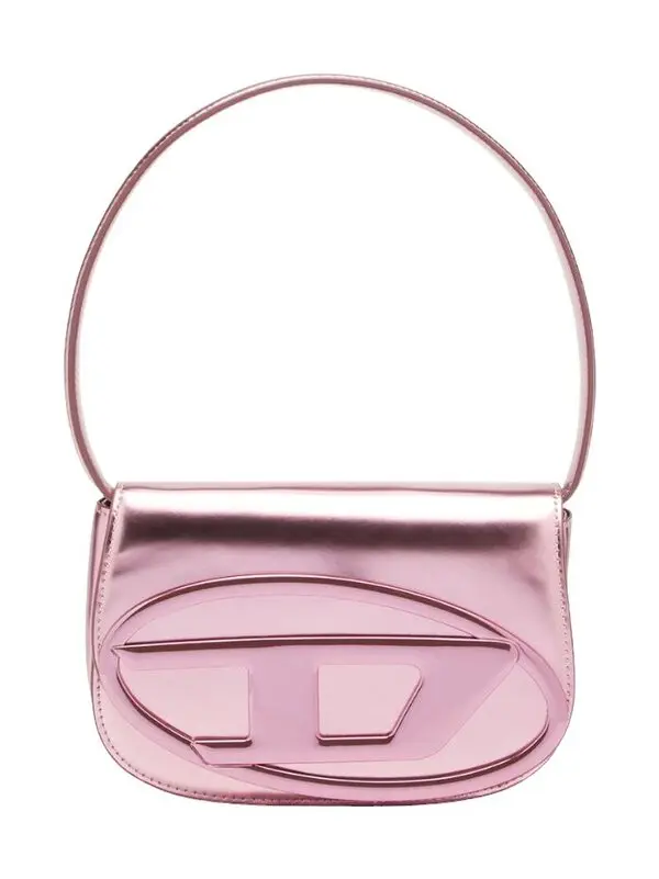 DIESEL® 1 Dr Cracked Shoulder Bag - Pink