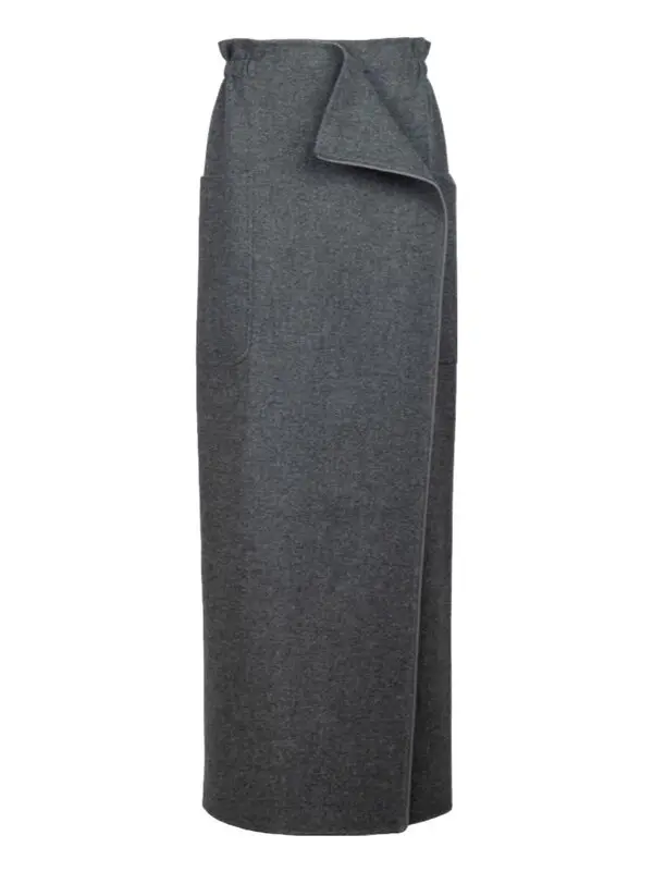 Max Mara Messina Maxi Skirt - Gray