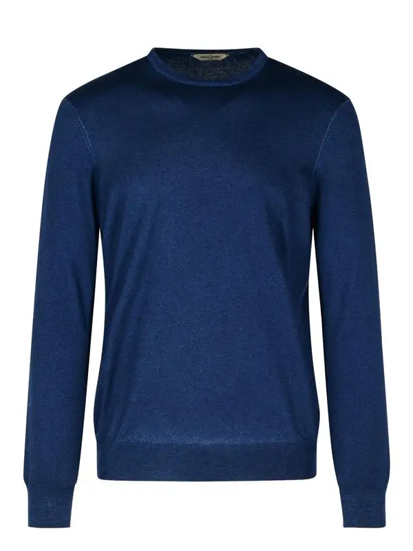 GRAN SASSO Long Sleeve Sweater - Blue