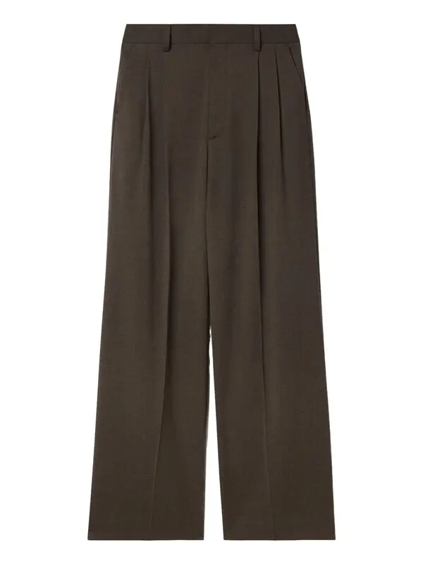 Filippa K Darcey Pleated Wide-leg Trousers - Black