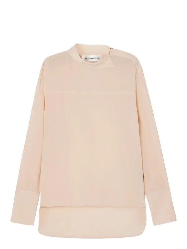 Victoria Beckham Asymmetrical Top - Nude