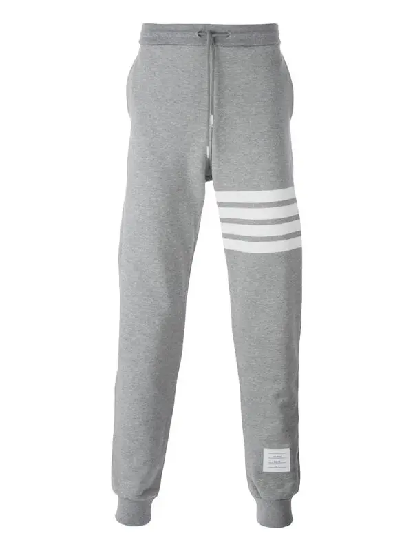 Thom Browne 4-bar Stripe Sweatpants - Gray