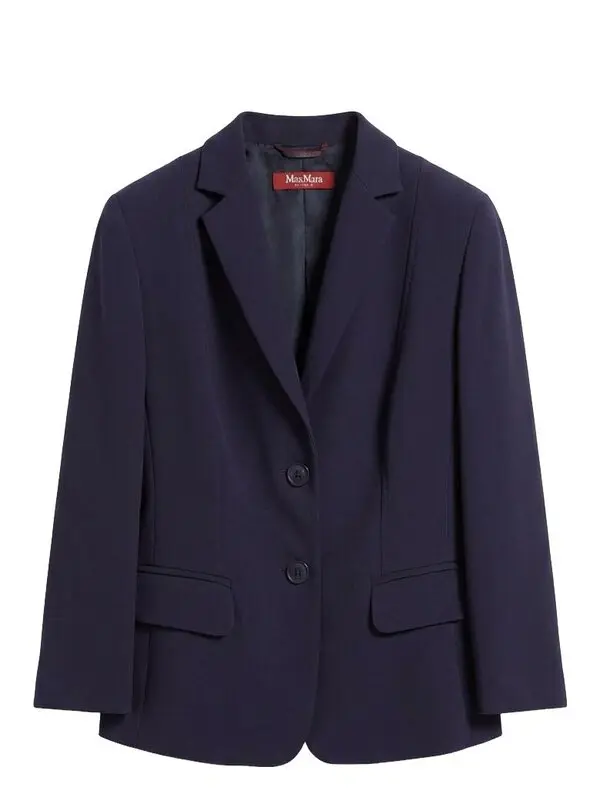 Max Mara Long Sleeve Blazer - Blue