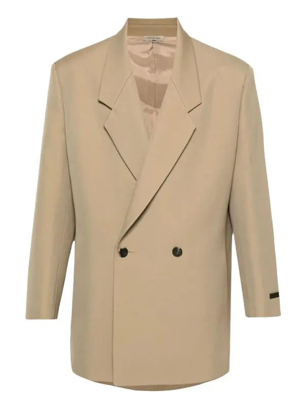 Fear Of God Double-breasted Blazer - Nude