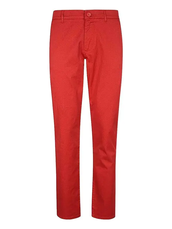 Armani Exchange Casual Pants With Belt Loops - Red