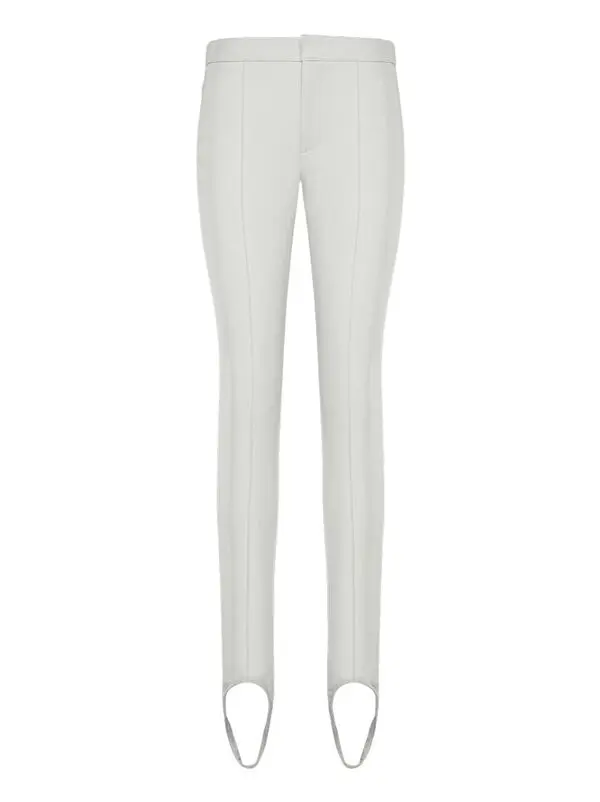 Moncler High-waisted Stirrup Pants - White