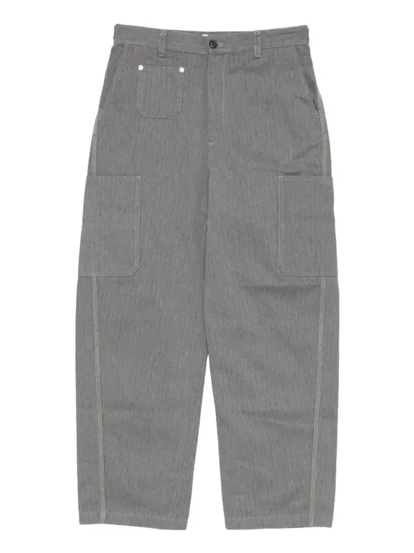 Givenchy Couture Seam Cargo Trousers - Grey