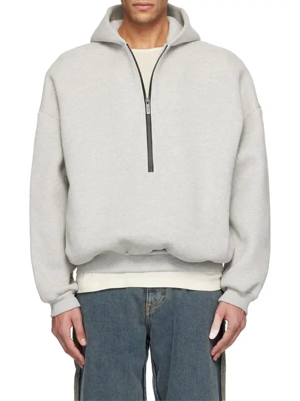 Fear Of God Long Sleeve Hooded Sweatshirt - White