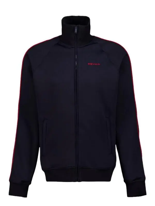 Alexander McQueen Logo Embroidered Zip-up Track Jacket - Midnight Blue