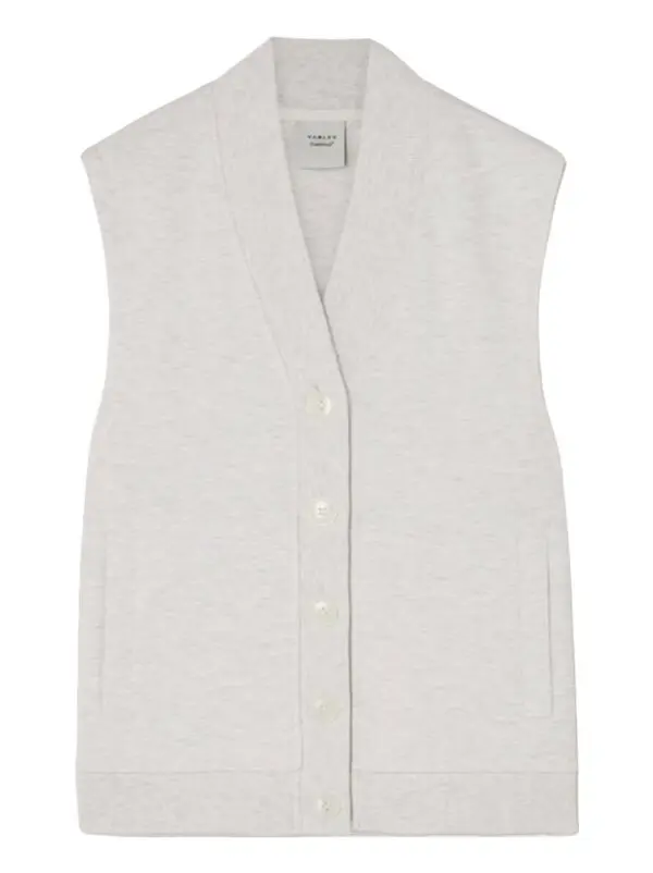 Varley Vicky V-neck Gilet - White