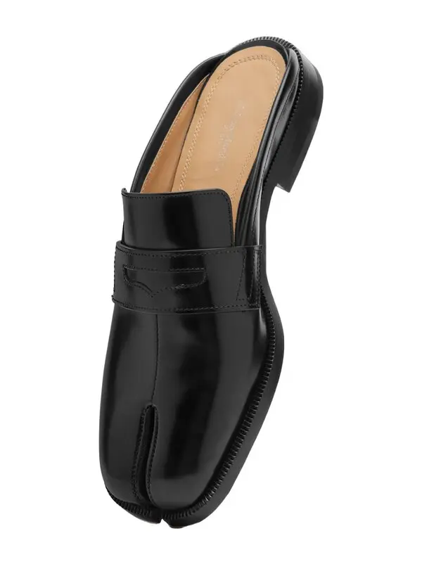 MAISON MARGIELA Tabi City Loafer Mules - Black
