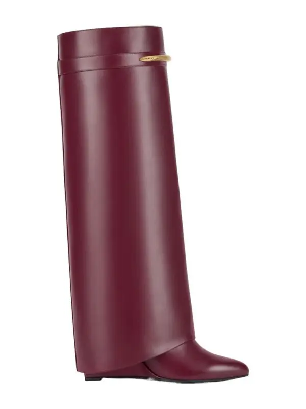 Givenchy Pinch Shark Boots - Burgundy Red