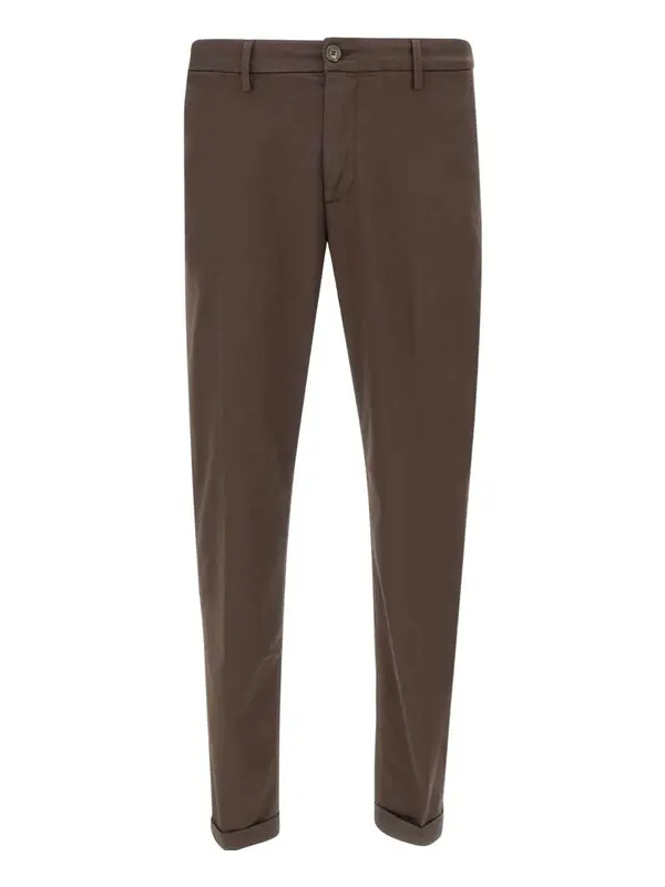 RE-HASH Mucha Slim-fit Chinos - Brown