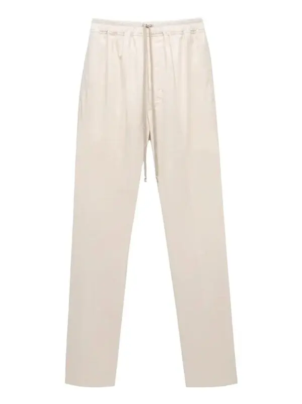 Rick Owens Drawstring Tapered Trousers - Nude