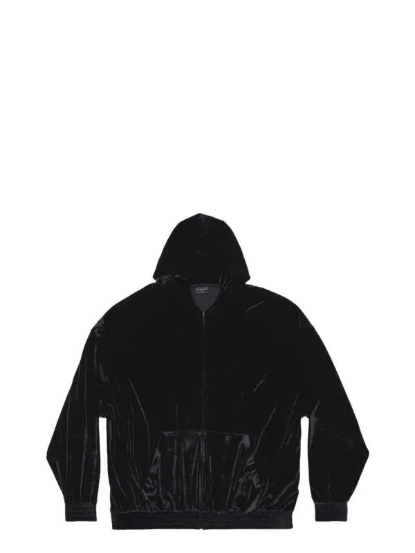 Balenciaga Bb Paris Strass Hoodie - Black