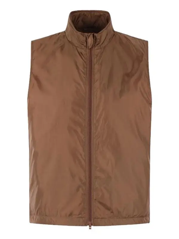 Aspesi Quilted Gilet - Brown