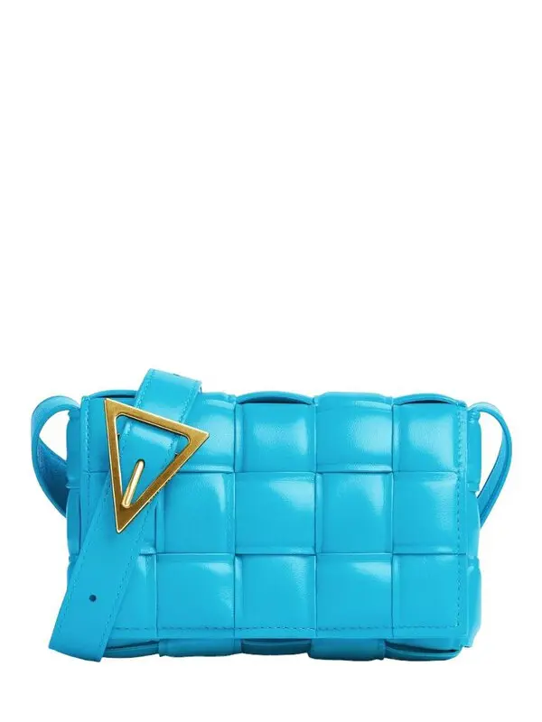Bottega Veneta Padded Cassette Small Crossbody Bag - Blue