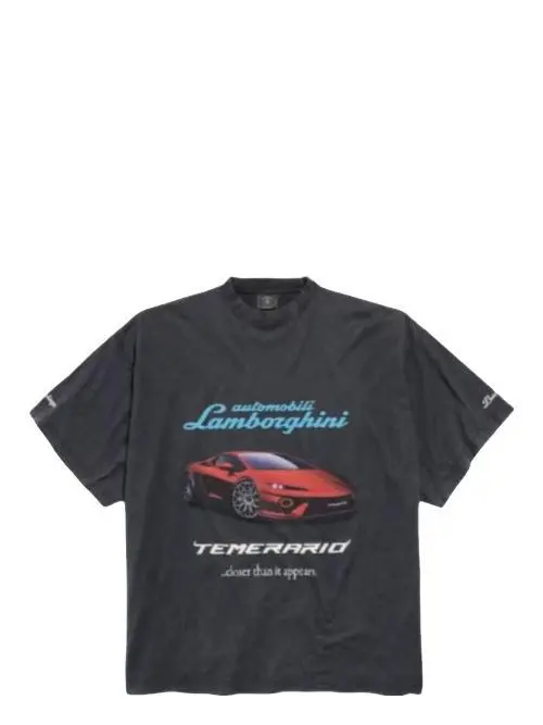 Balenciaga X Automobili Lamborghini Oversized T-shirt - Black