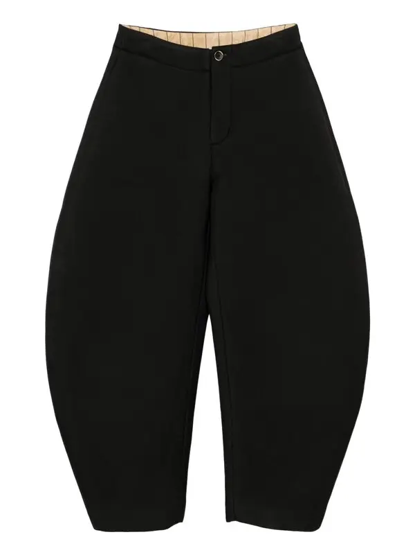 UMA WANG Button Detailed Casual Trousers - Black
