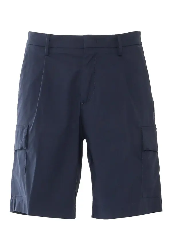 K-WAY Cargo Bermuda Shorts - Blue