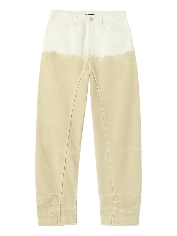JIL SANDER Denim Trousers - Nude