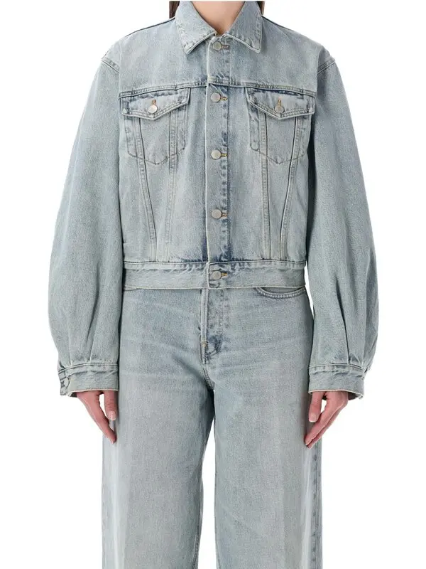 HAIKURE Simon Denim Jacket - Gray