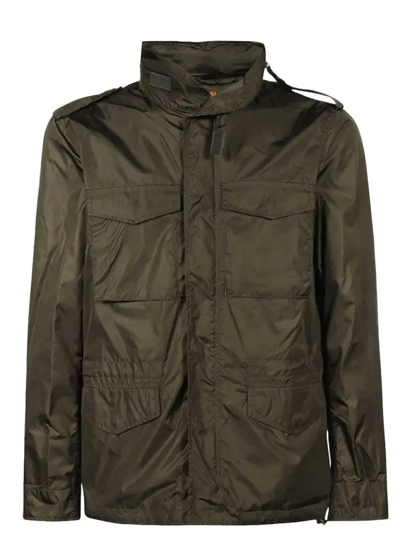 Aspesi Multi-pocket Nylon Jacket - Brown
