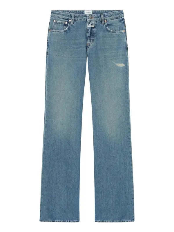 Closed Distressed Detail Jeans - Blue