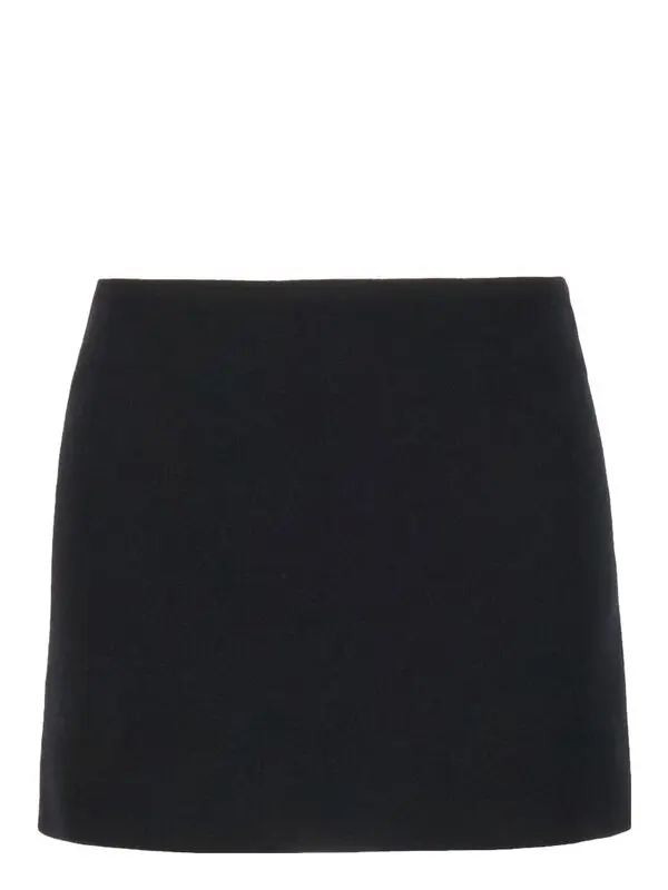 ANN DEMEULEMEESTER Concealed Zipped Mini Skirt - Black