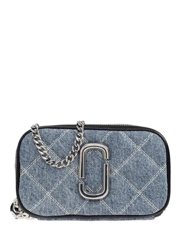 Marc Jacobs Quilted Denim Softshot Bag - Gray