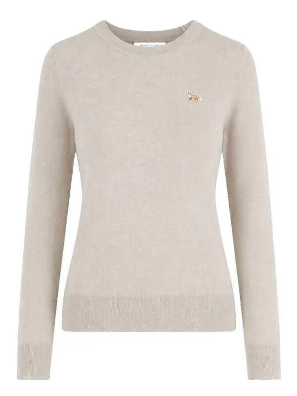 Maison Kitsuné Baby Fox Regular Jumper - Nude