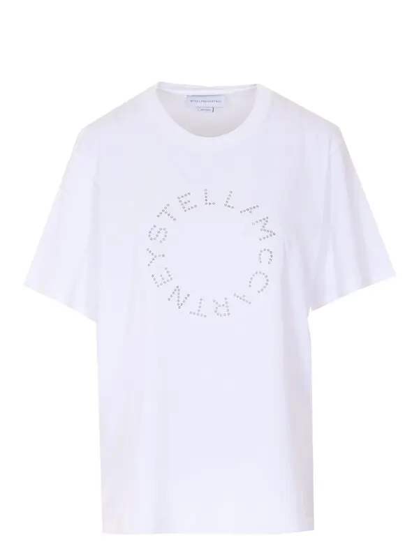 Stella McCartney Embellished Crewneck T-shirt - White