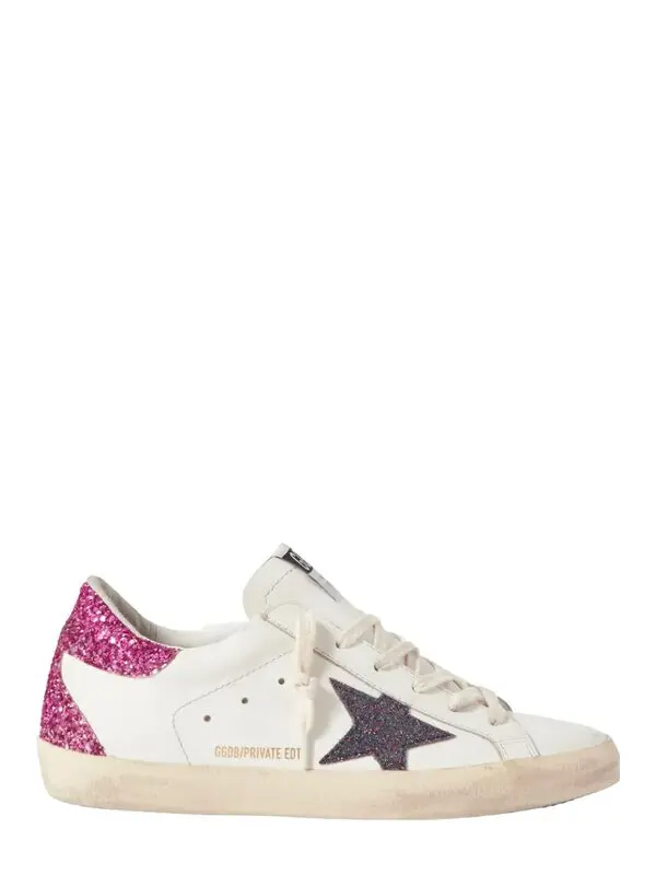 GOLDEN GOOSE Low-top Sneakers With Sequined Accents - White