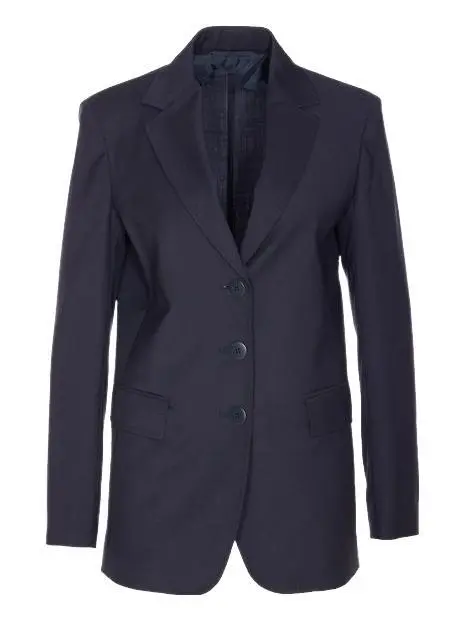 Max Mara Single-breasted Jacket - Black