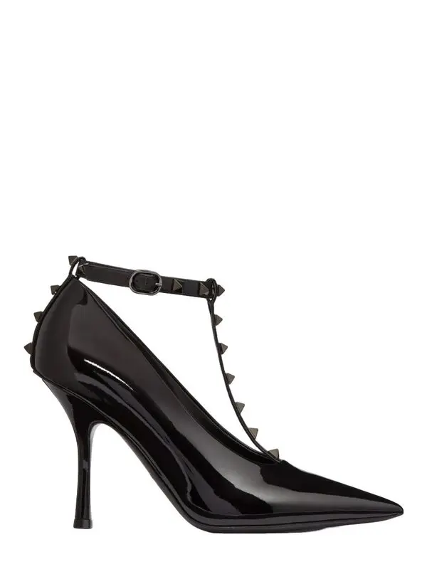 Valentino Garavani Rockstud Pointed High Heels - Black