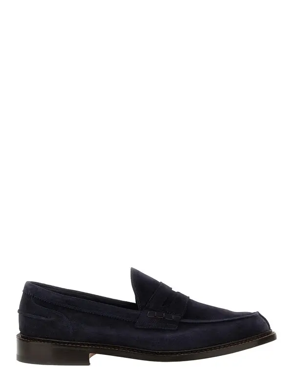 TRICKER'S Round Toe Loafers - Blue