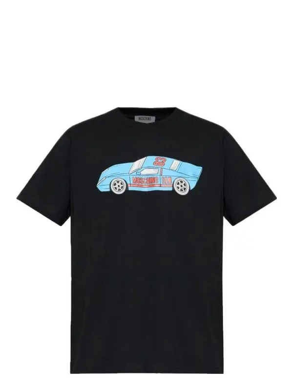 Moschino Car Printed T-shirt - Black