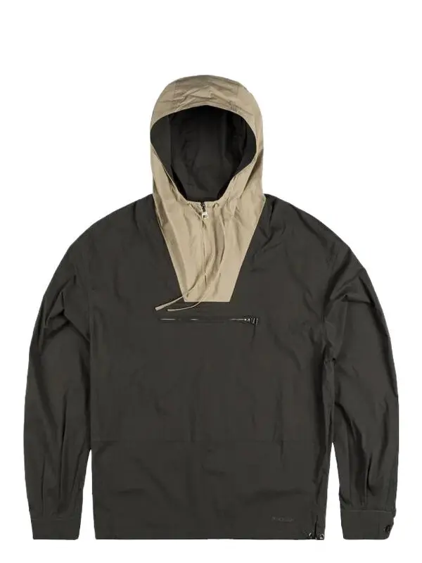 J.W.ANDERSON Contrast Hooded Jacket - Charcoal-grey
