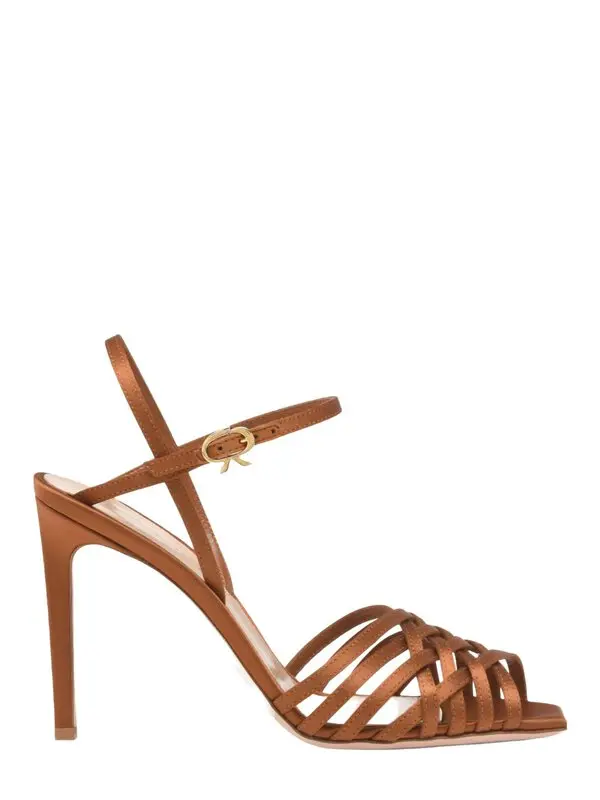 GIANVITO ROSSI 95mm Kerry Sandals - Brown