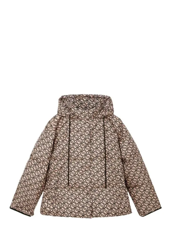 Stella McCartney S-wave Quilted Hooded Puffer Jacket - Nude