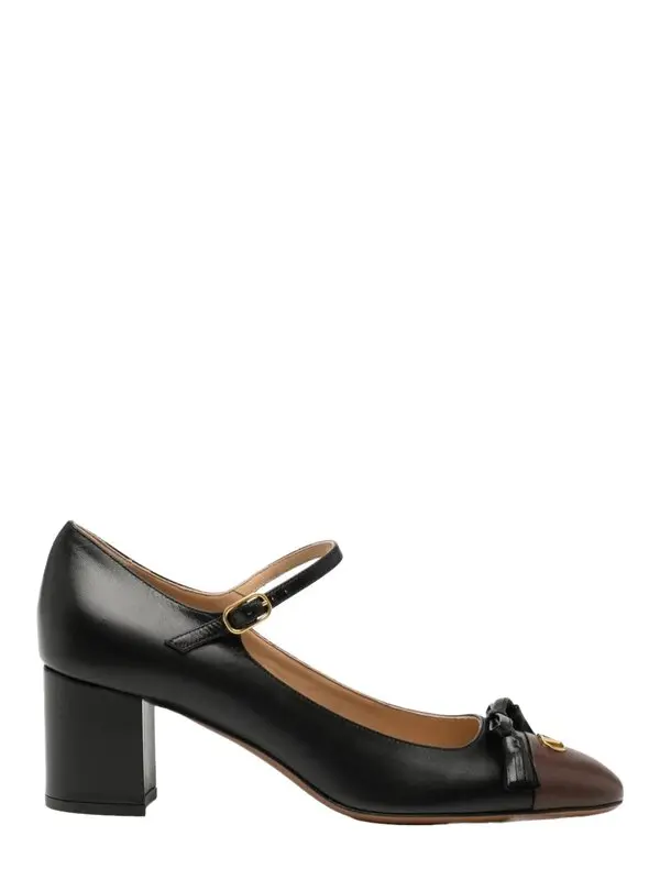 Valentino Garavani Vlogo Signature Bow Detailed Pumps - Black