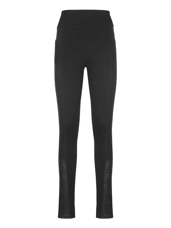 EA7 Elastic Waist Casual Pants - Black
